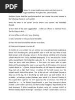 First Aid Exam Questions & Answers | PDF | Cardiopulmonary ...