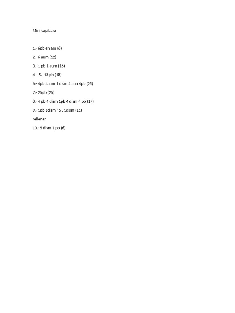 Mini Capibara Celular | PDF