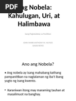 Nobela Kahulugan | PDF
