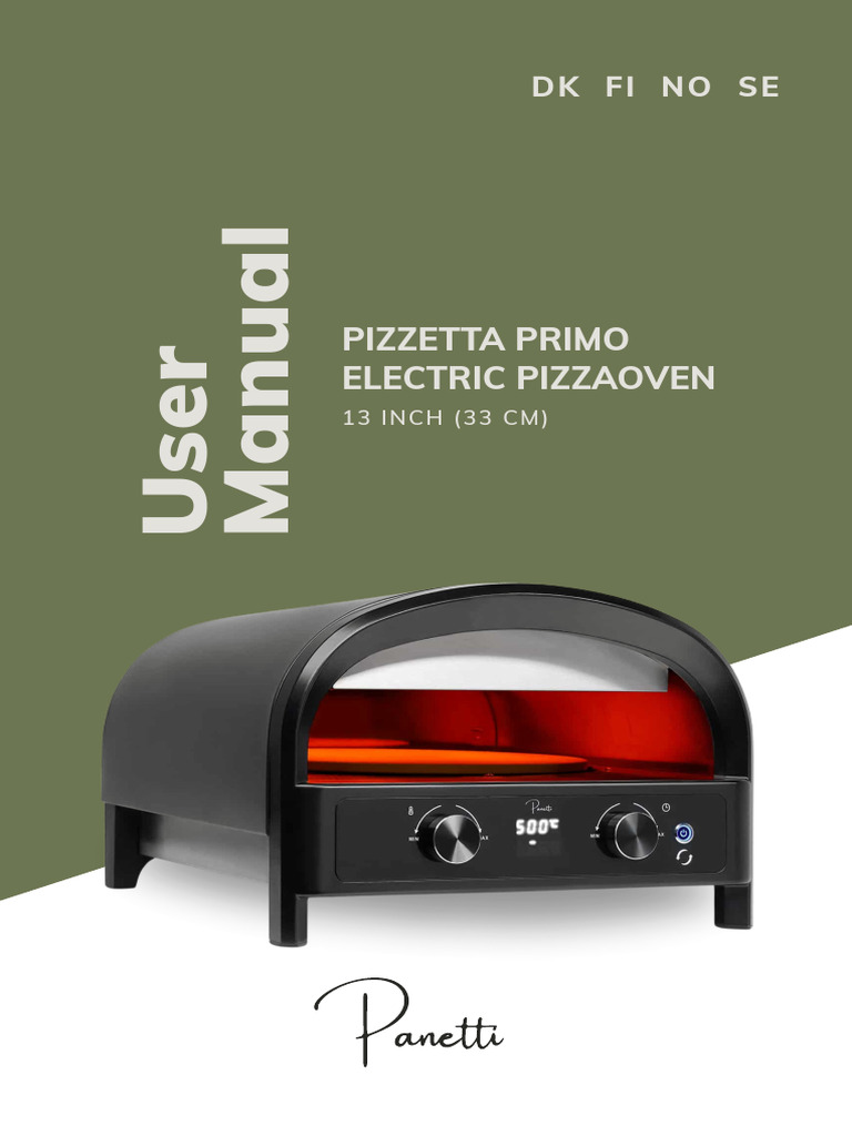 Panetti Pizzetta Primo Pizzauuni Ppo pp13 Musta | PDF