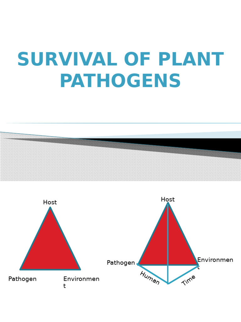 Survival of Plant Pathogens | PDF | Pathogen | Mycology