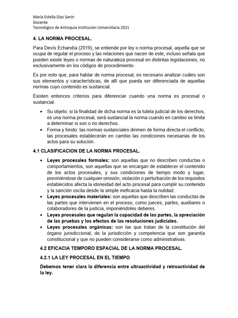 Resumen Semana 3 y 4 | PDF | Ley procesal | Jurisdicción