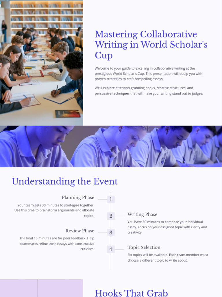 Mastering Collaborative Writing in World Scholars Cup | PDF | Cognition | Human Communication