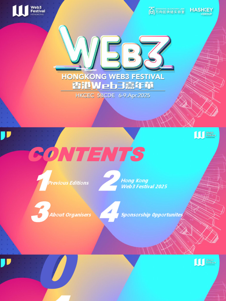 Hong Kong Web3 Festival 2025 Sponsorship Guide | PDF