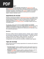 Las 10 R | PDF | Reciclaje | Residuos