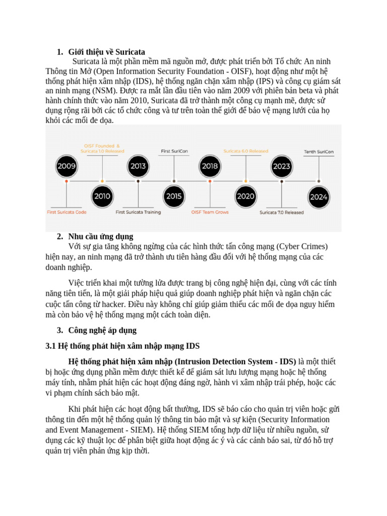 Giới thiệu về Suricata | PDF