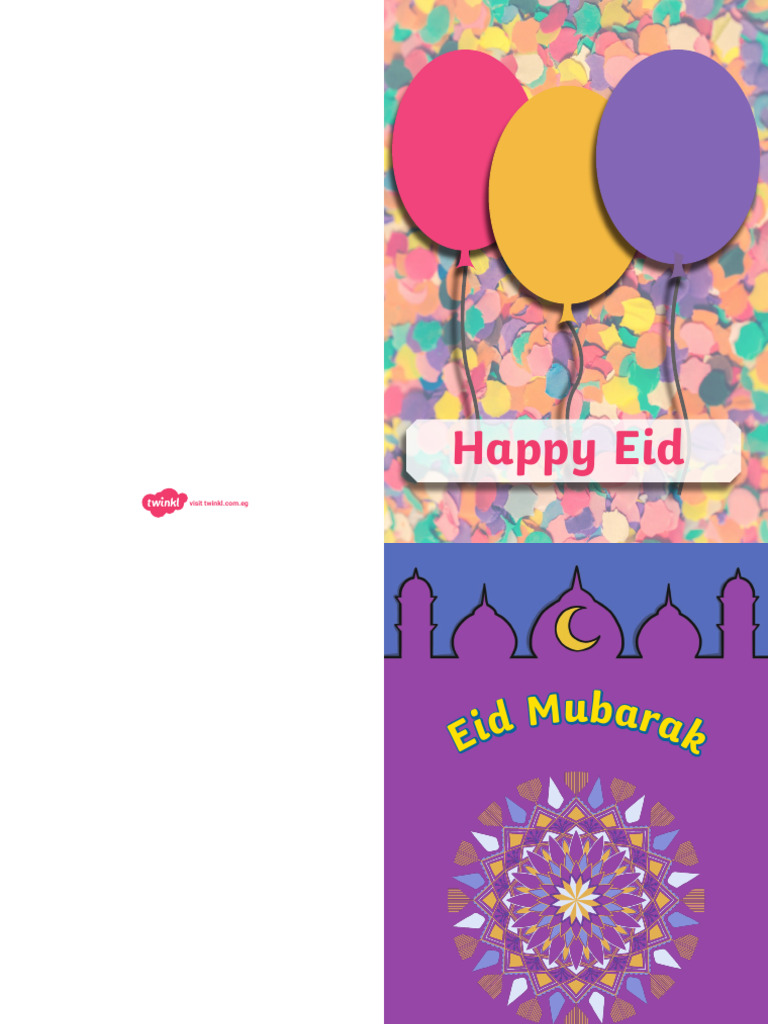 Eg A 1681723624 Eid Al Fitr Greeting Cards - Ver - 2 | PDF