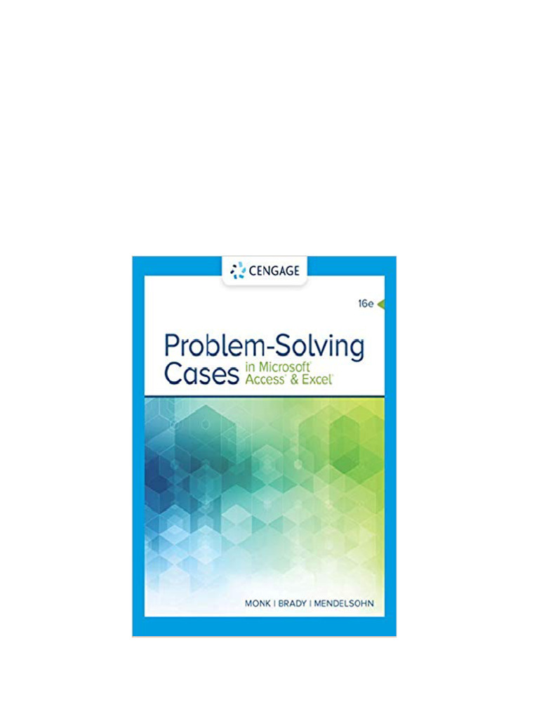 (Ebook PDF) Problem Solving Cases in Microsoft Access & Excel 16th Editionpdf Download | PDF ...