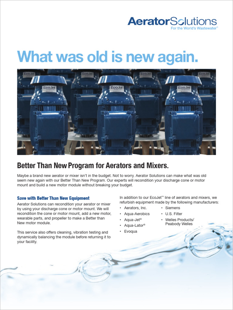Better Than New Refurbishing Program Sellsheet | PDF