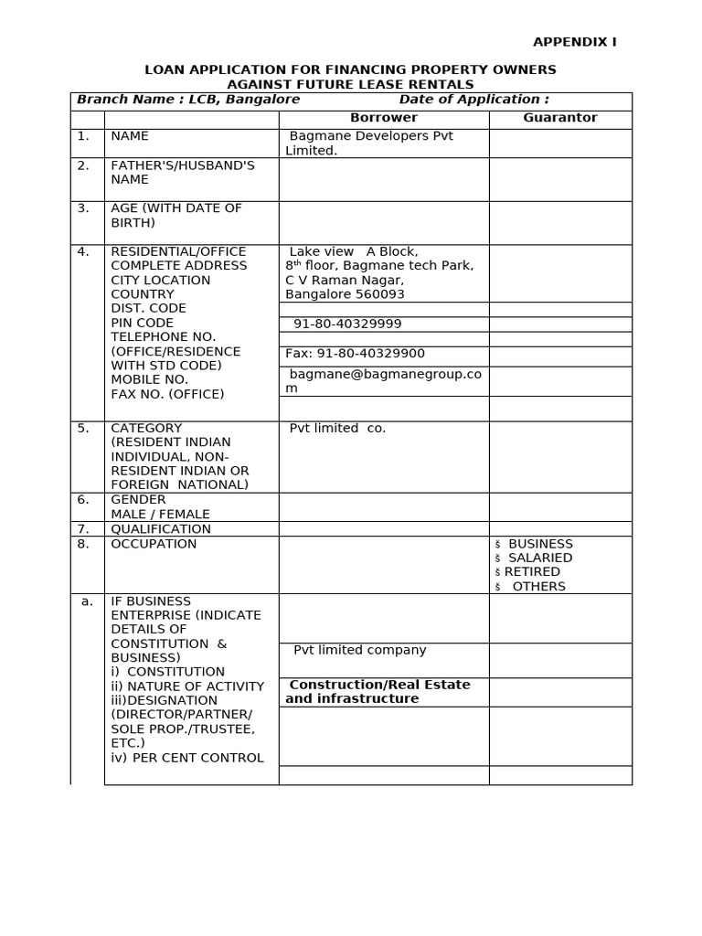 Lease Rental Loan Documents | PDF | Insurance | Banks