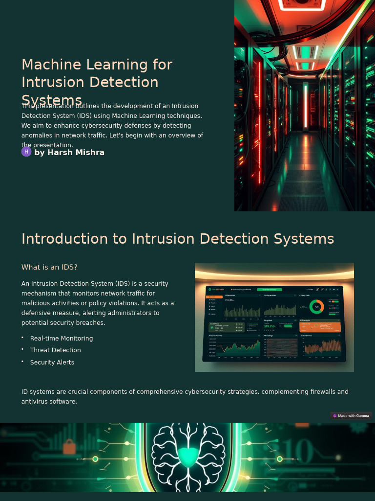 Machine Learning For Intrusion Detection Systems | PDF | Machine ...