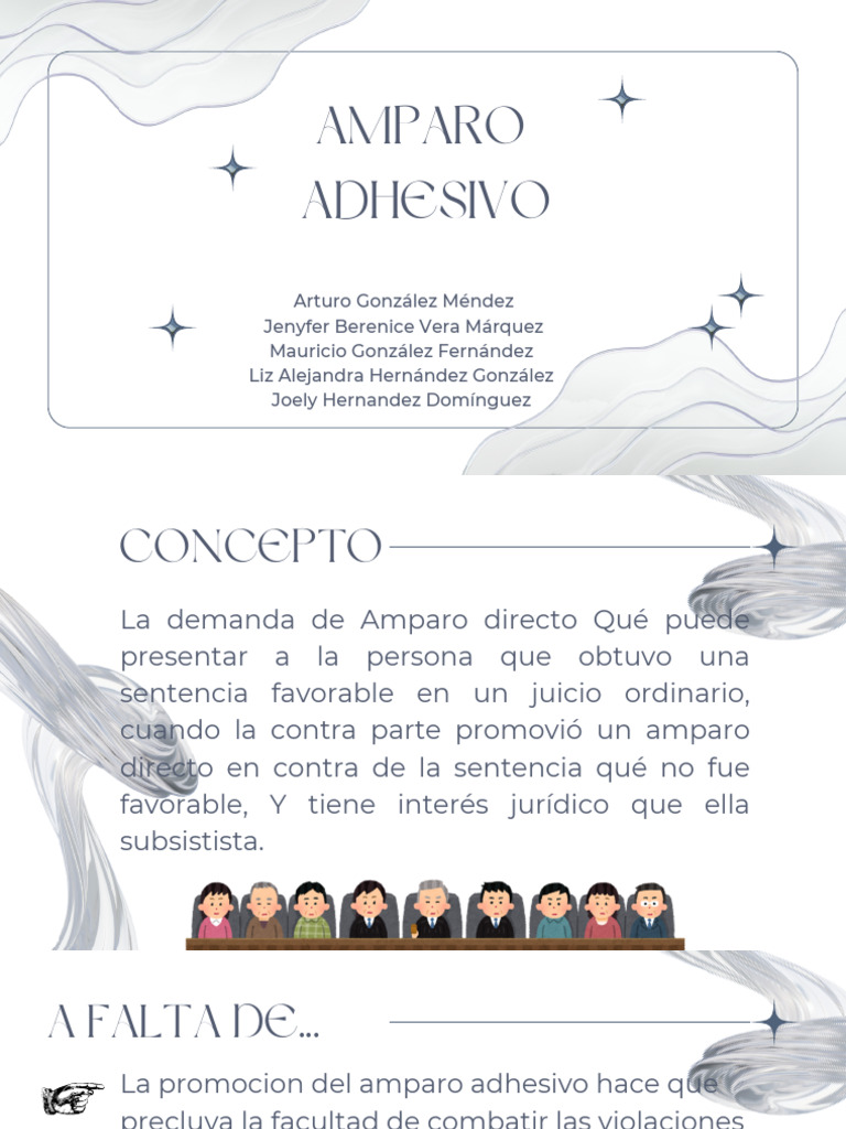 Amparo Adhesivo: Conceptos y Procedimientos | PDF | Gobierno | Ley Pública