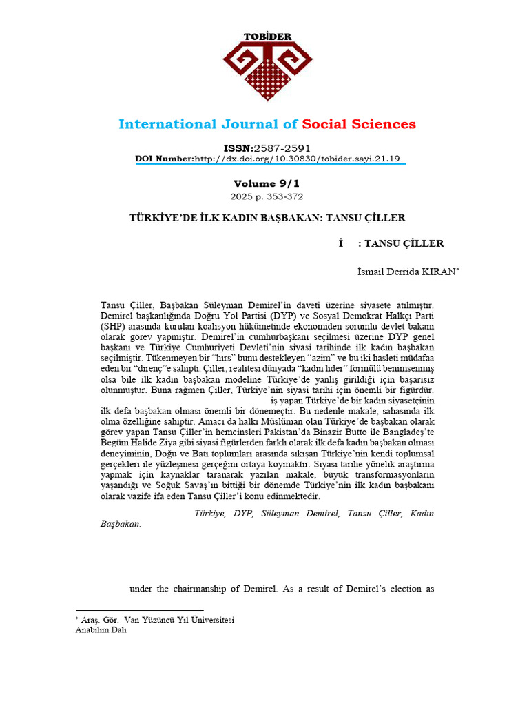 T__RK__YE___DE __LK KADIN BA__BAKAN_ TANSU ____LLER[#1593268]-4402756 | PDF