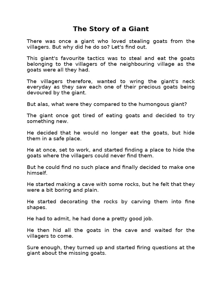 The Story of A Giant | PDF