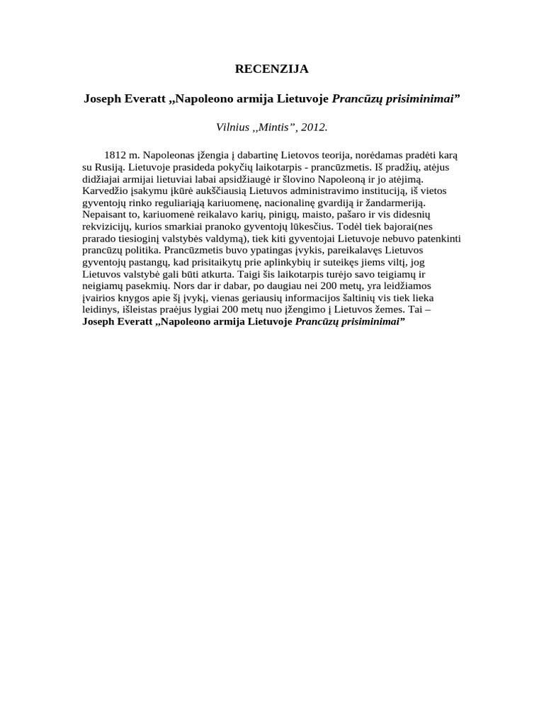 Recenzija Knyga | PDF