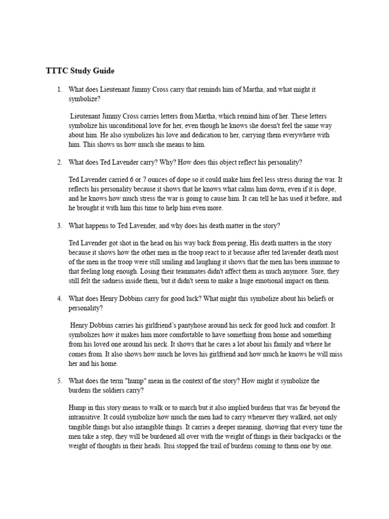 TTTC Study Guide | PDF