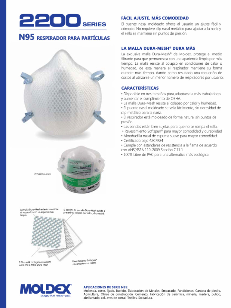 Serie-2200N-N95 RESPIRADOR | PDF