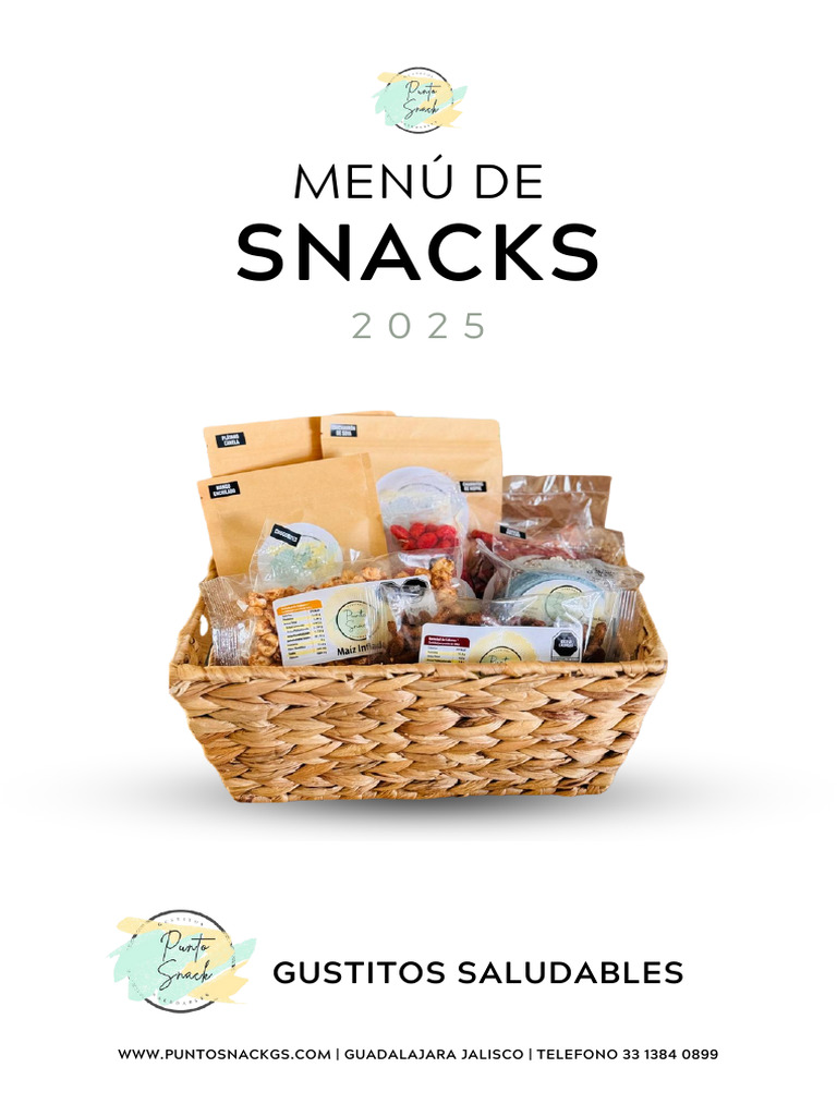 Menú Punto Snack VD0125 | PDF | Chocolate | Alimentos
