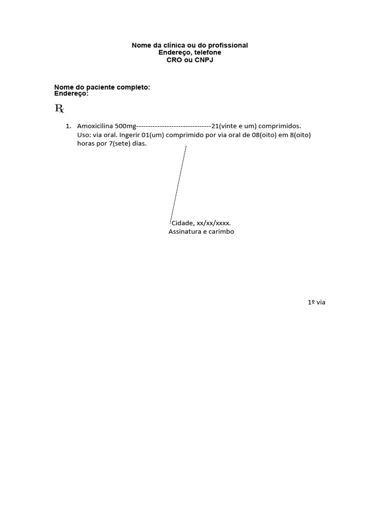 Amoxicilina Receita | PDF
