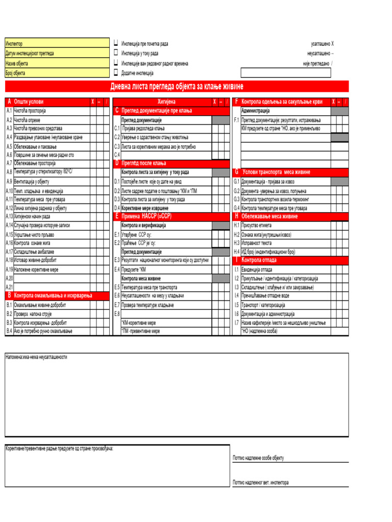 Dnevna Lista Zivine | PDF