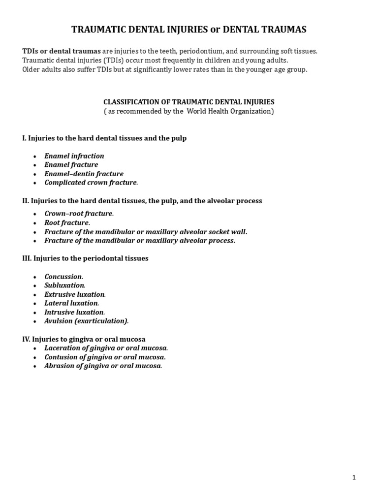TDI-Notes | PDF | Human Tooth | Tooth Enamel