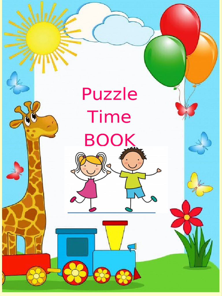 Puzzle Time Book Fun Activities Games | PDF