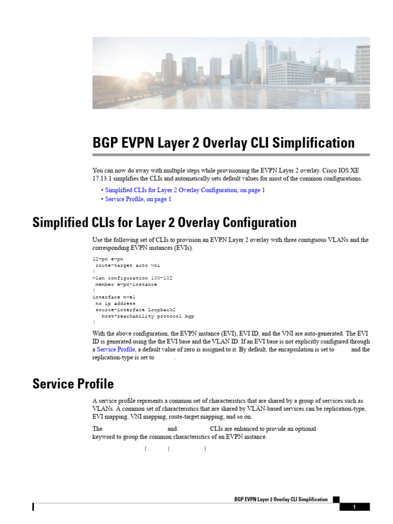 layer2-overlay-cli-simplified | PDF | Command Line Interface | Communications Protocols