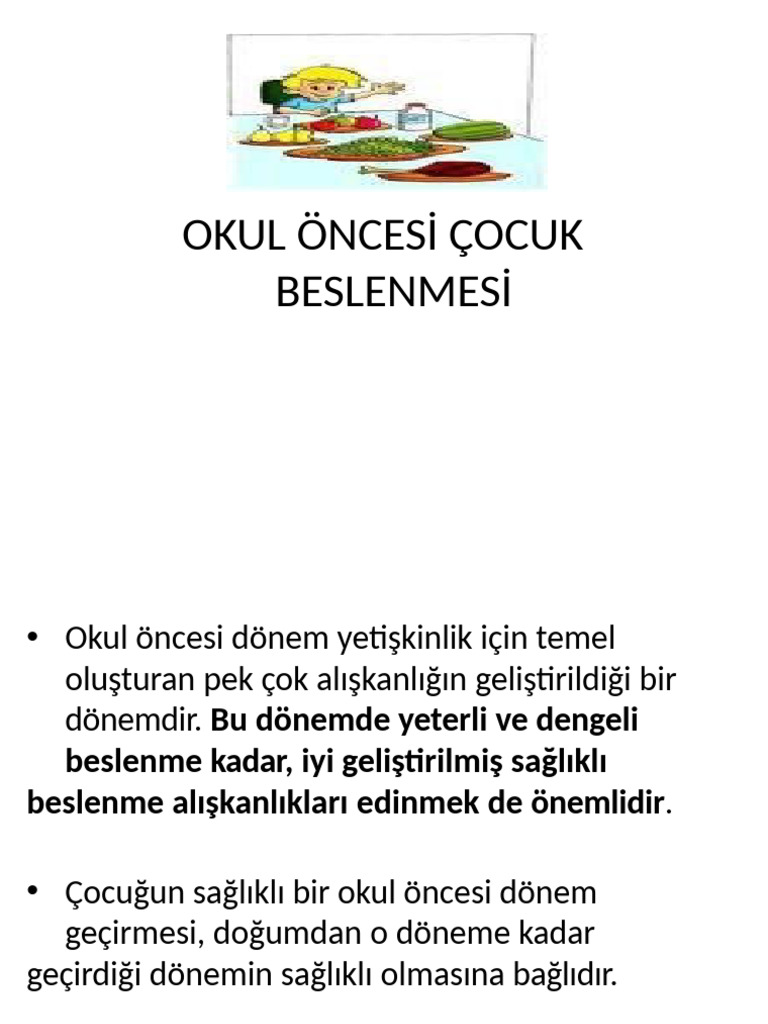Ã Ocuk Beslenme | PDF