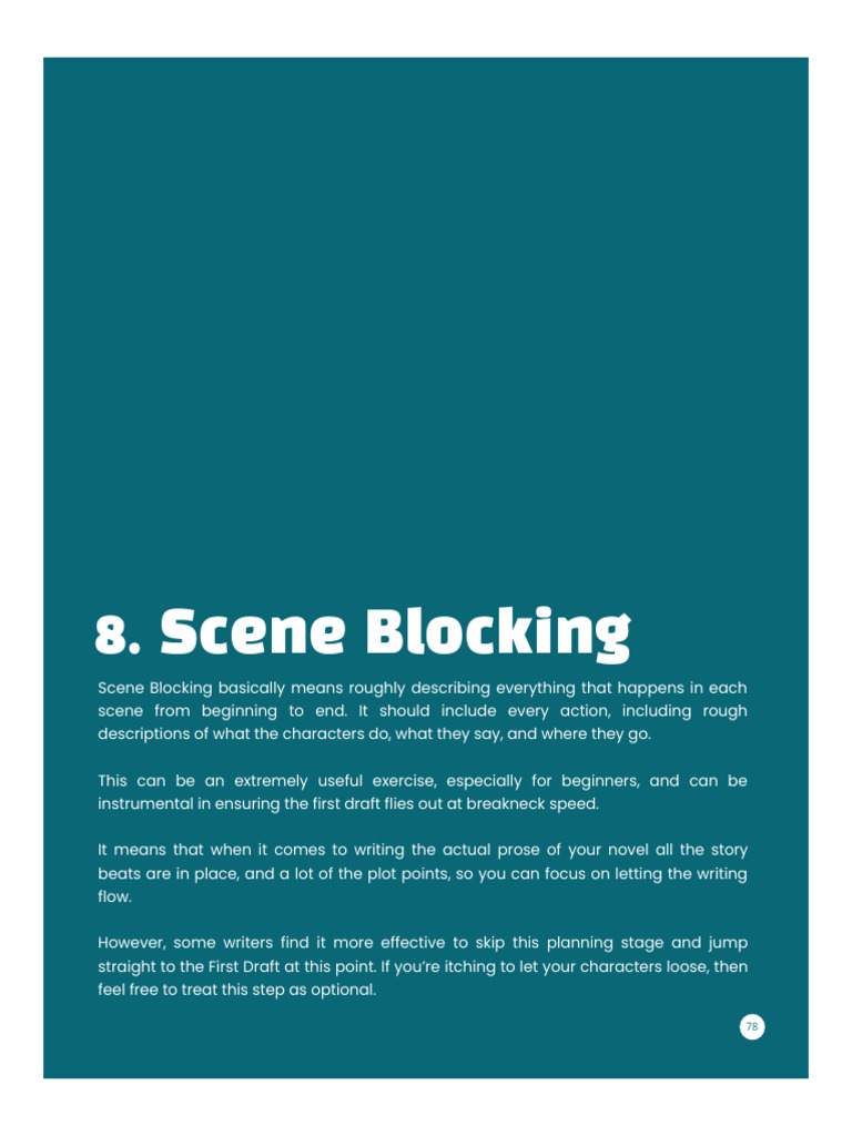 8. Scene Blocking | PDF