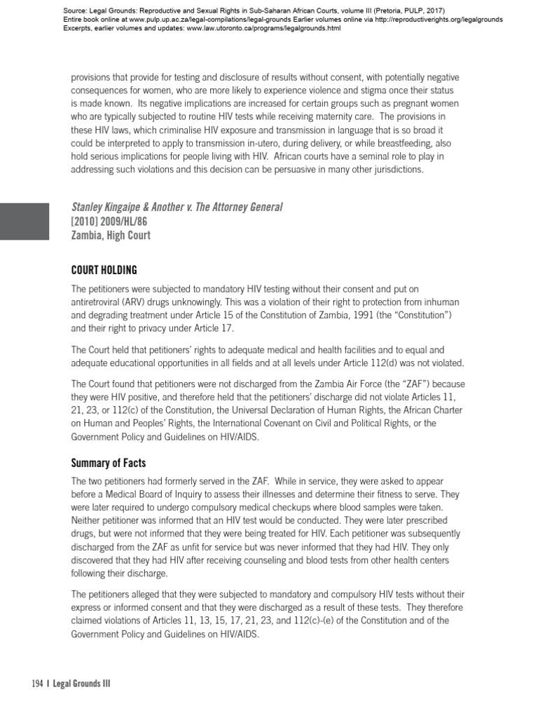 Lg-35 Kingaipe Military Hiv Test Zambia | PDF | Management Of Hiv/Aids ...