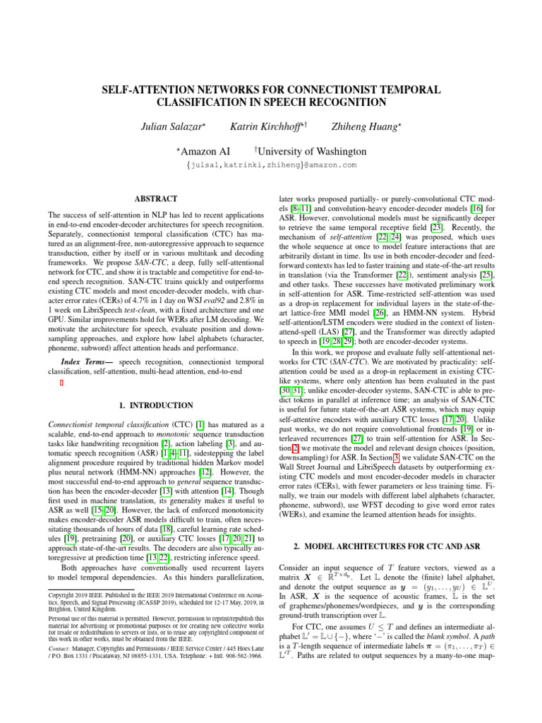Connectionist Temporal Classification | PDF | Speech Recognition | Learning