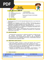 5°-Plan Lector-2025-Modelo | PDF | Maestros | Comprensión lectora