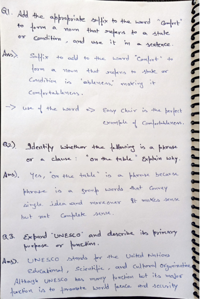 English Answers | PDF