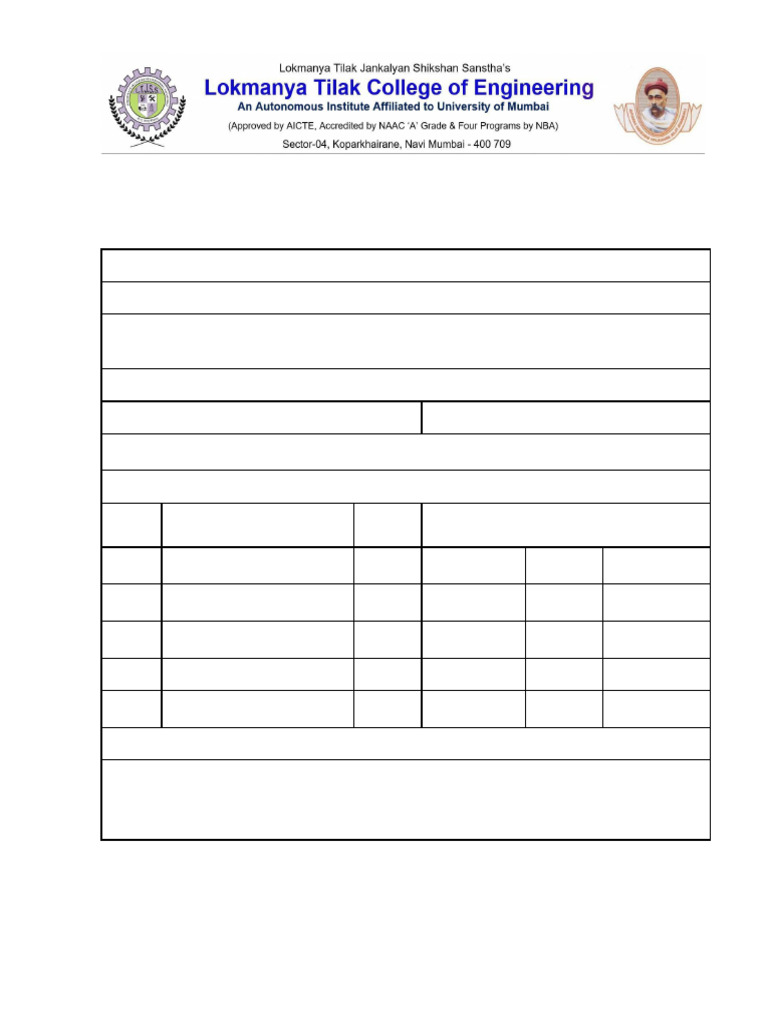 Experiment Front Page-DBMS | PDF