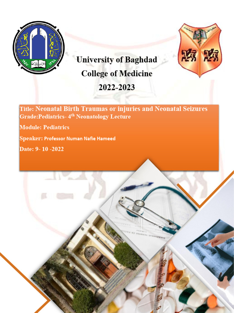 Neonatal Birth Injuries & Seizures Overview | PDF | Medical Specialties ...