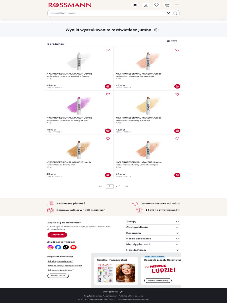 Rozświetlacz Jumbo Drogeria Rossmann - PL | PDF