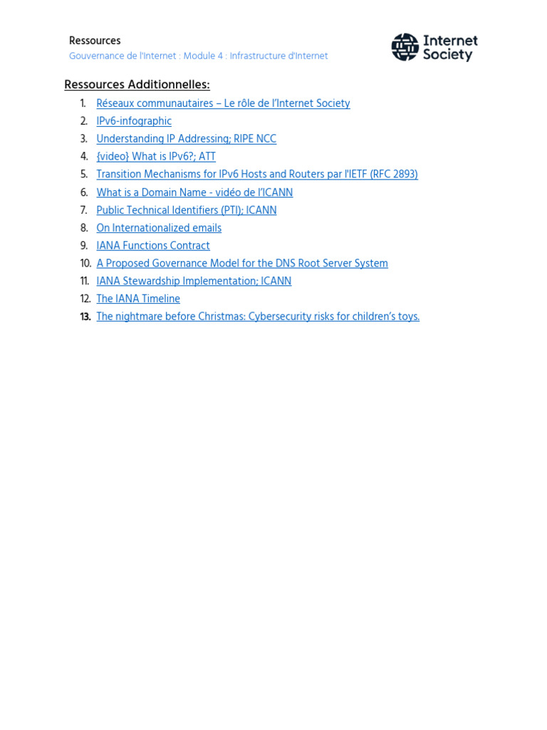 IGModule4 Resources FR | PDF