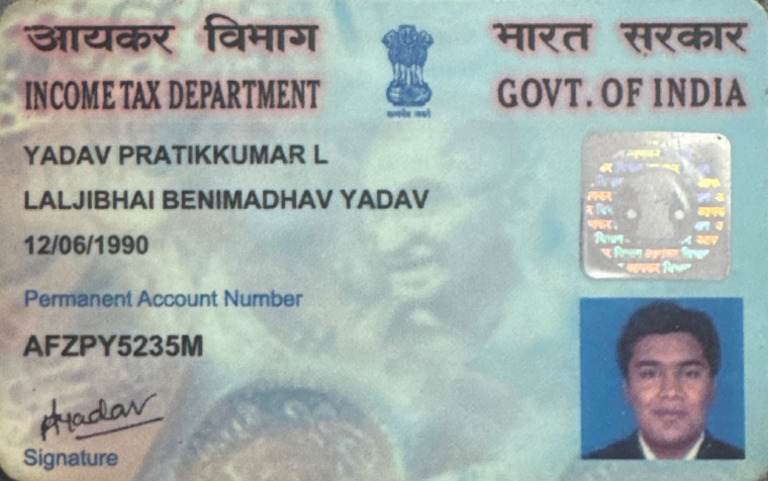 Pratik Pan Card | PDF