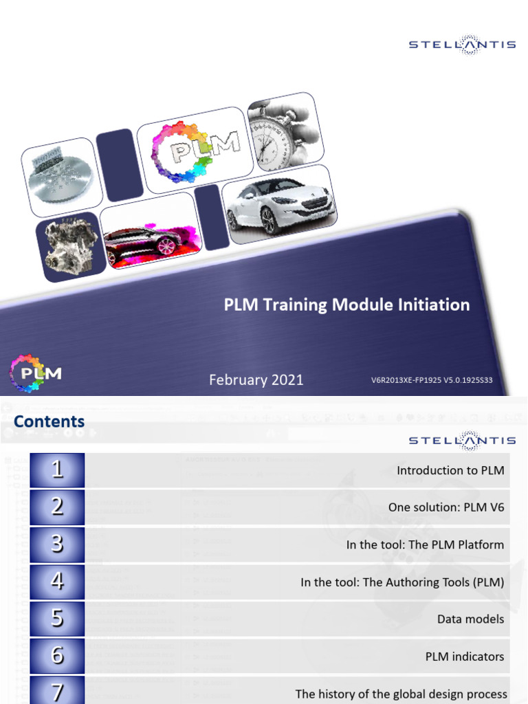 PLM PSA Training Initiation 2013XE Valide en (Beginner) | PDF | Product ...
