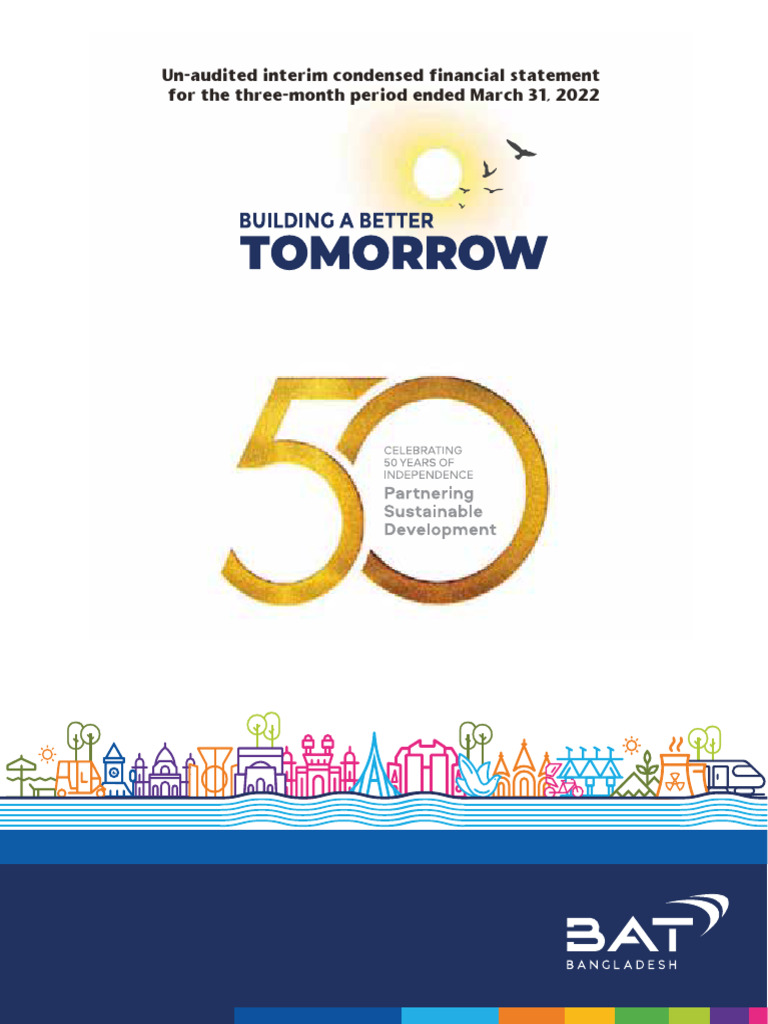 BATBC BD First Quarter Financial Statement 2022 | PDF | Deferred Tax ...