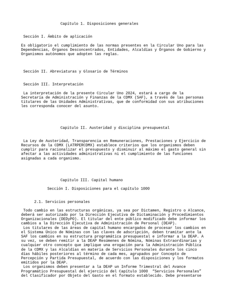 Circular Uno 2024: Normas de Capital Humano | PDF | Salario | Impuesto ...