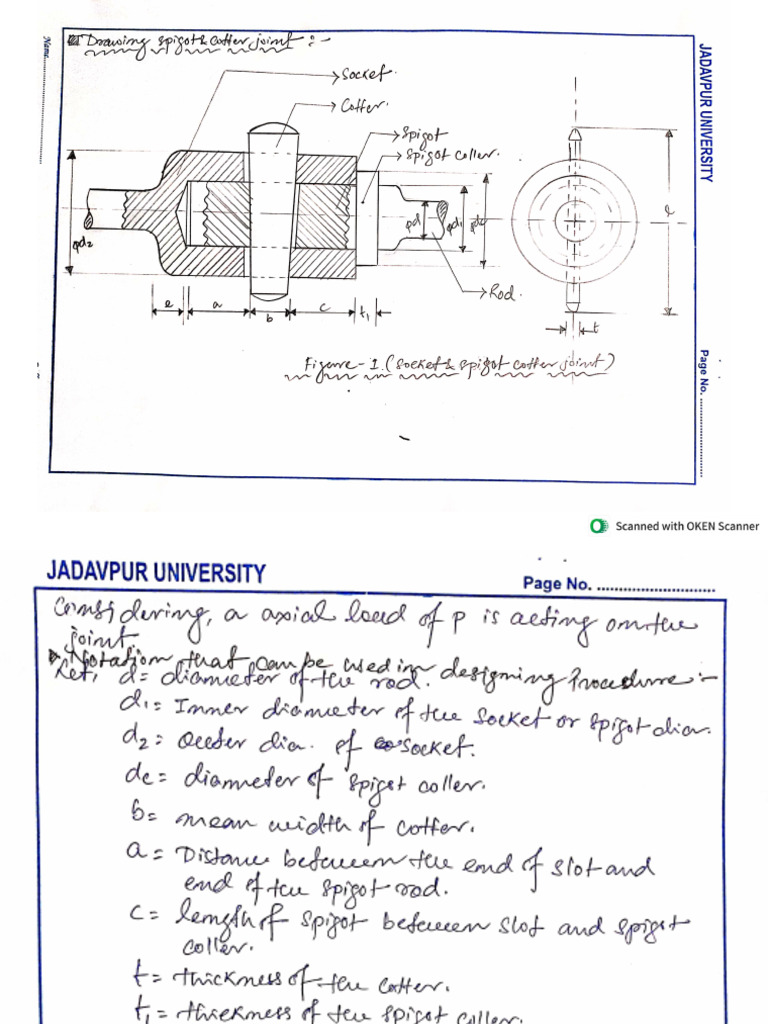 Spigot & Cotter Joint | PDF