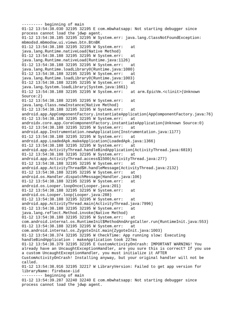 Logcat | PDF | Java (Programming Language) | Android (Operating System)