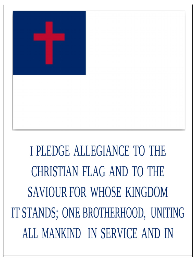 VBS Pledges Printable MTC | PDF