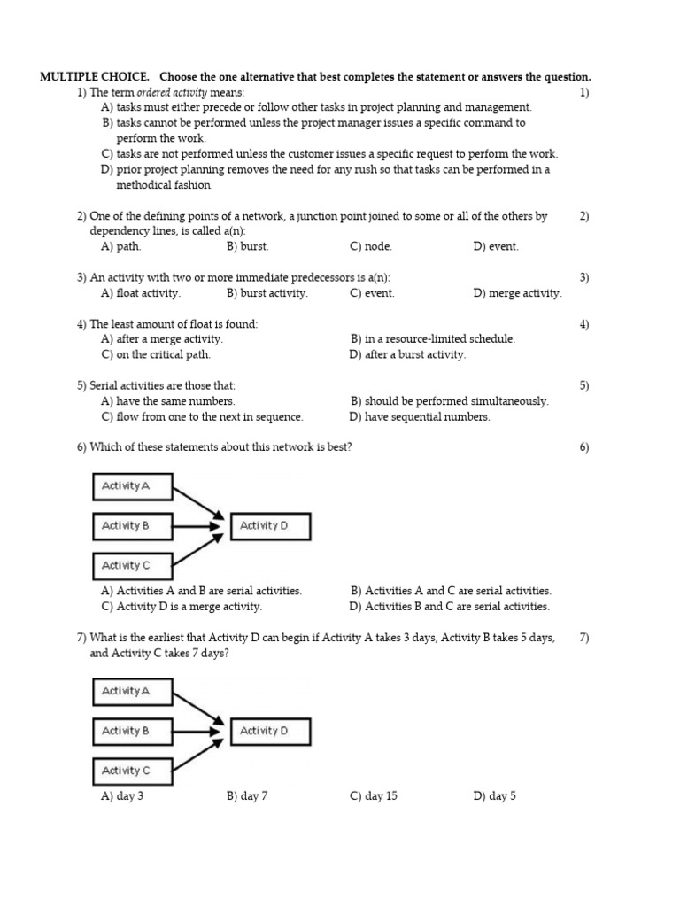 Sample Questions Chapter 6 | PDF