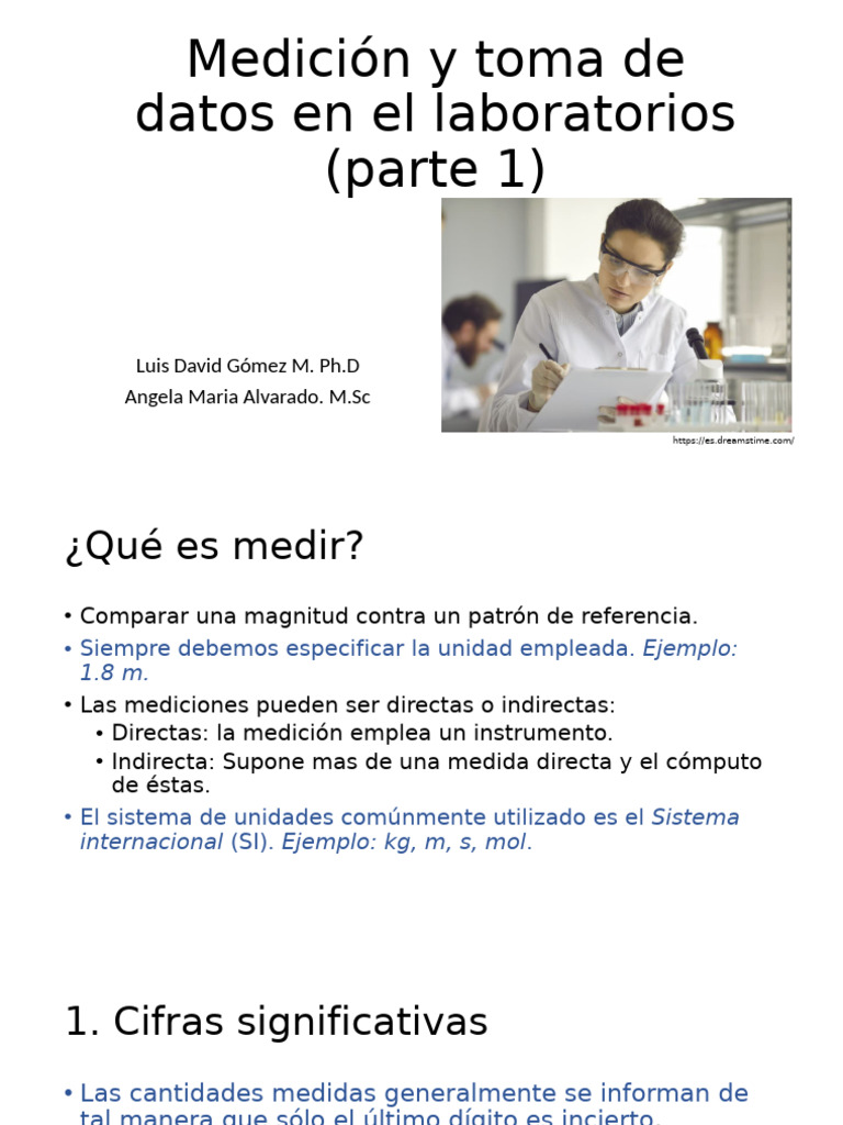 Medición y Toma de Datos (Parte 1) | PDF | Medición | Notación