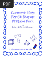 3D Shape Pull-Up Nets Guide | PDF | Shape | Euclidean Geometry