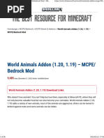 New Minecraft Wolf Variants Guide | PDF | Minecraft