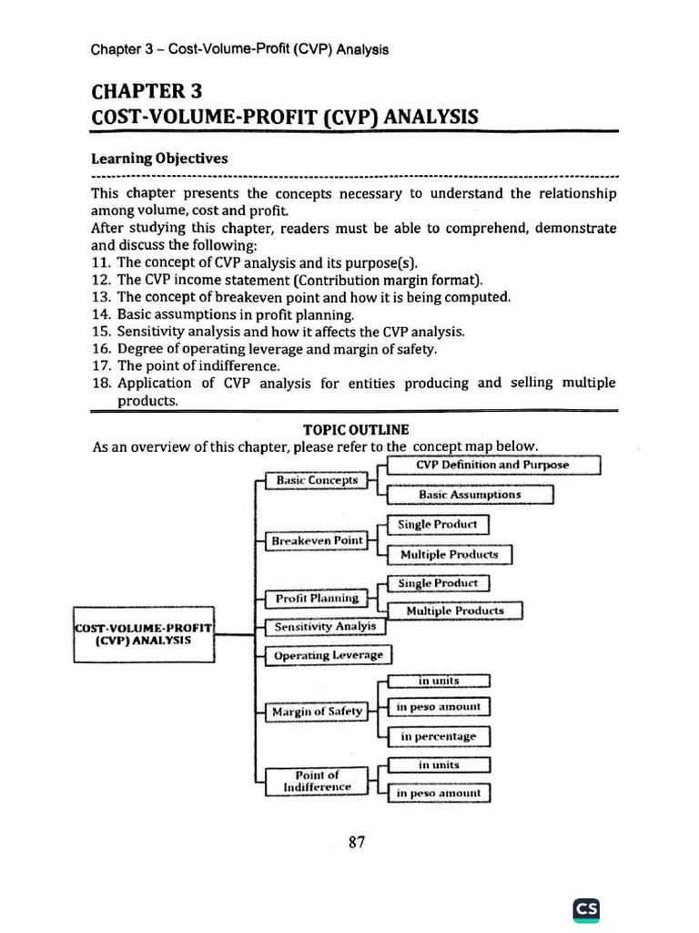 Cost-Volume-Profit (CVP) Analysis | PDF | Business Economics | Financial Accounting