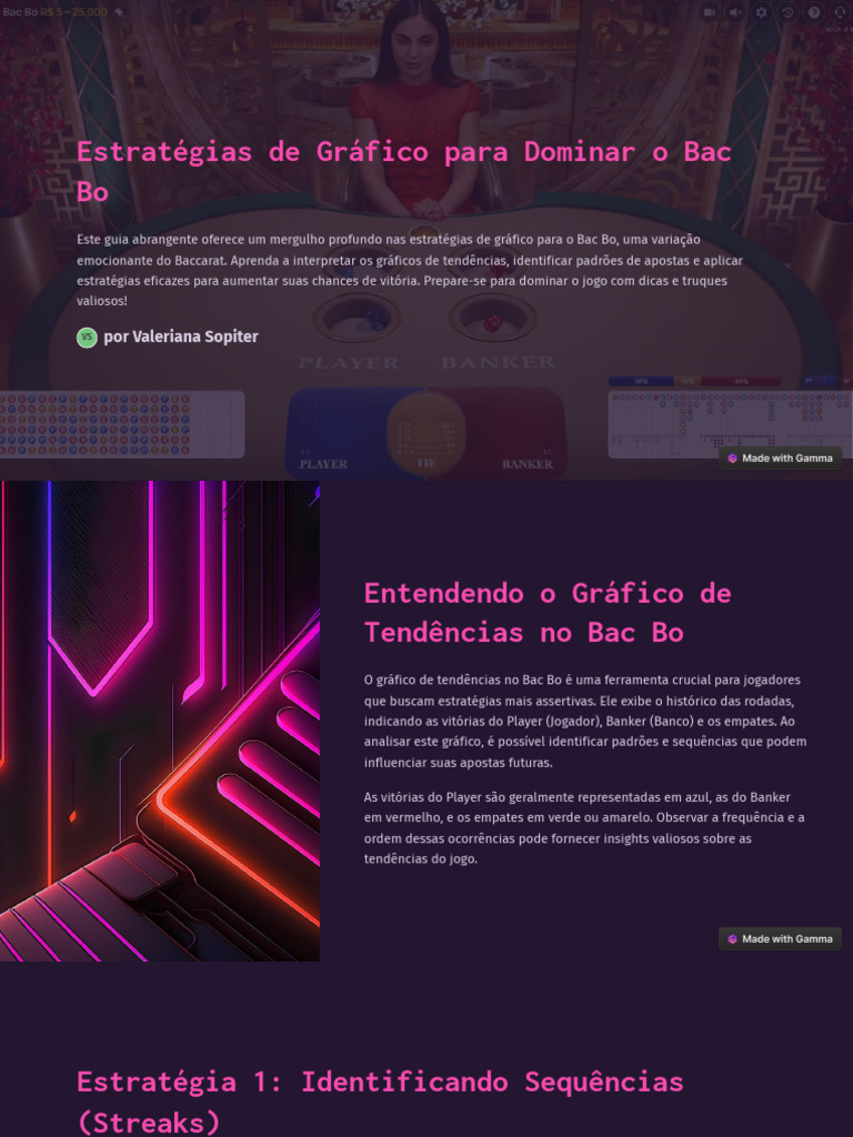 Estrategias de Grafico para Dominar o Bac Bo | PDF
